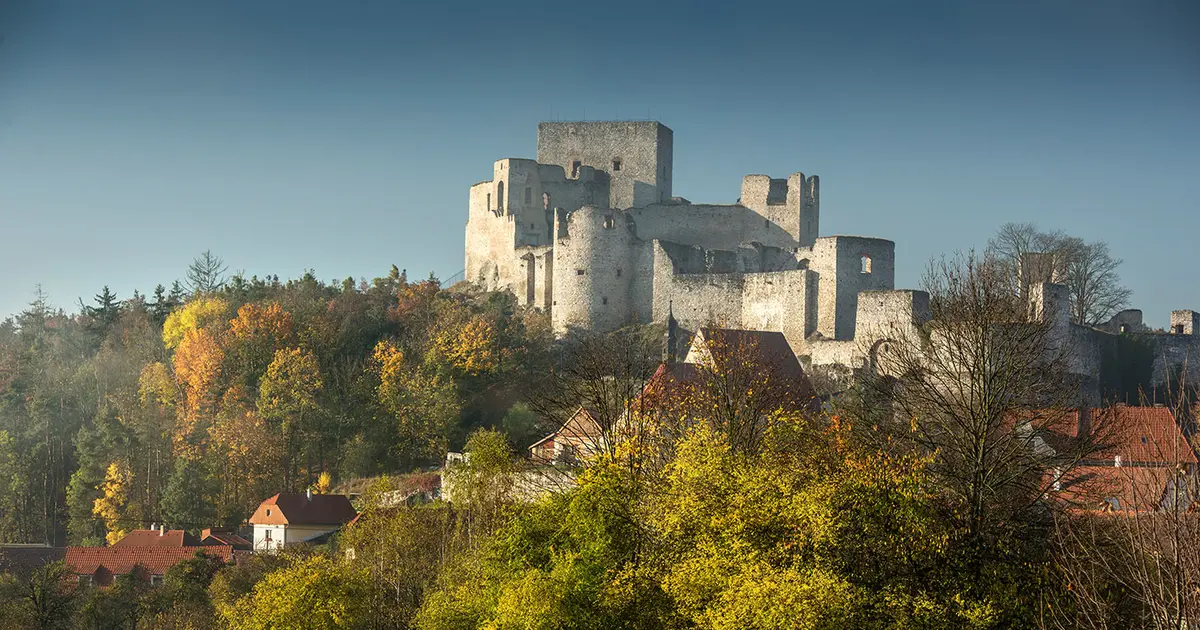Hrad Rabí na sklonku roku - Rabí